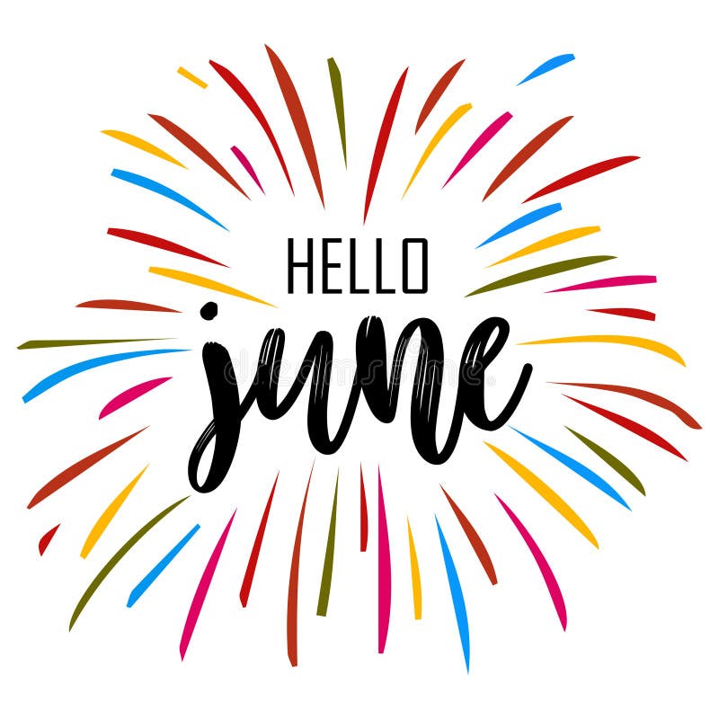 June Design with Dove and Floral Vector. Suitable for Banner and Card ...