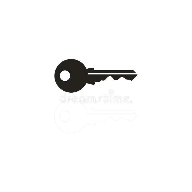 Simple key design logo stock image. Image of food, types - 248645137