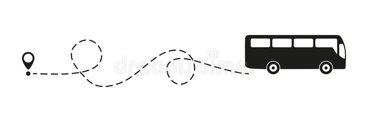 Bus Dotted Line Stock Illustrations – 209 Bus Dotted Line Stock ...