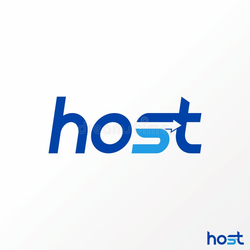 Unique and Simple Letter or Writing HOST Sans Serif Italic Font with ...