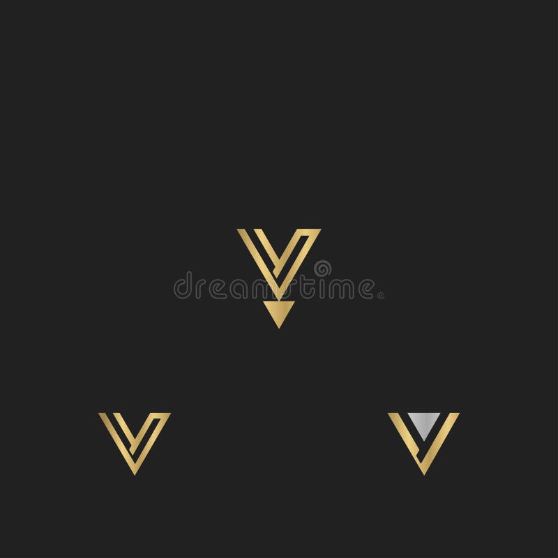 Alphabet Initials Logo VY, YV, V and Y Stock Vector - Illustration of ...