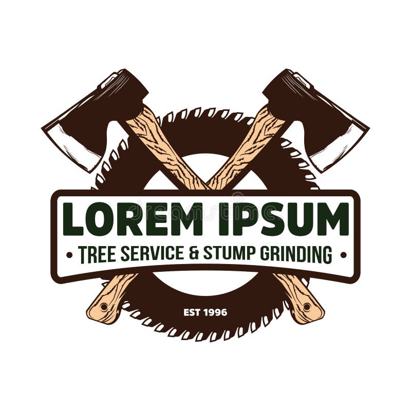 Stump Grinder Logo, Perfect for Stump Removal Business Company Stock ...