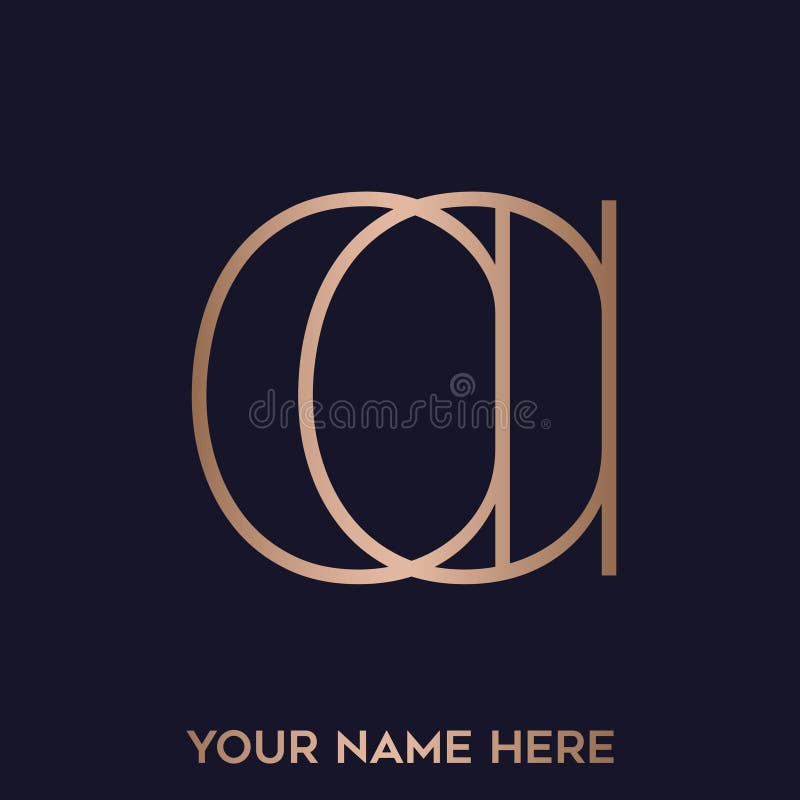 AA Monogram Logo. Elegant, Minimal Alphabet Initials. Stock Vector ...