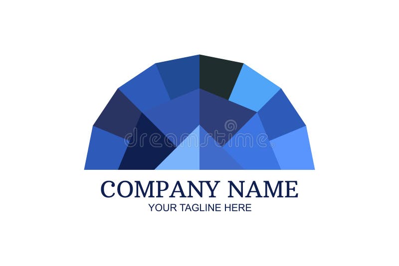 Diamond Company Logo Vector Illustration. Stock Vector - Illustration ...