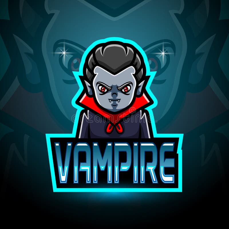 Vampire Esport Logo Mascot Design Stock Vector - Illustration of modern ...
