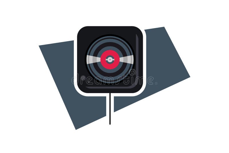 CD and DVD Player Retro Vector Illustration. Simple Retro Icon Vector ...