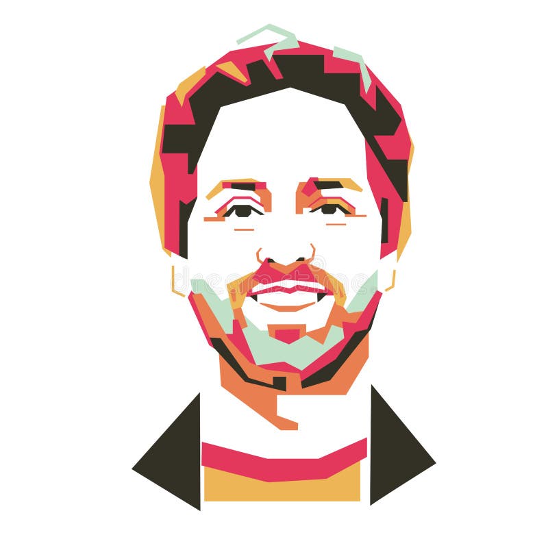 Sergey Brin Simple Colour Illustration Editorial Image - Illustration ...