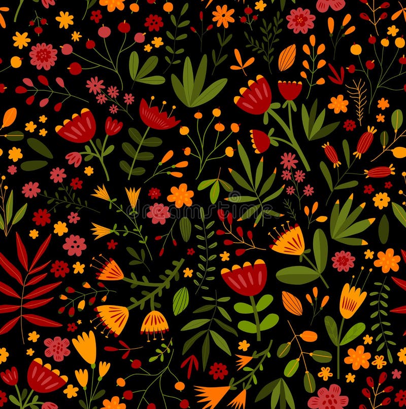 Print. Bright Floral Pattern in the Small Flower. `Ditsy Print`. Motifs ...