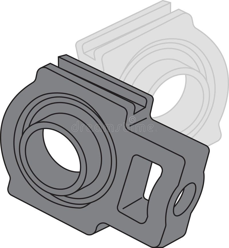 Pillow Block Bearings Stock Illustrations – 14 Pillow Block Bearings ...