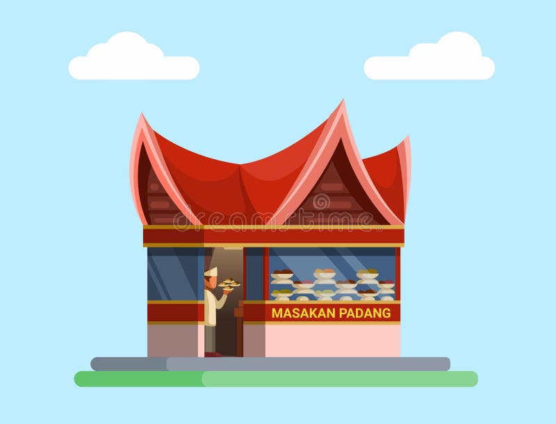Padang Restaurant Stock Illustrations – 224 Padang Restaurant Stock ...