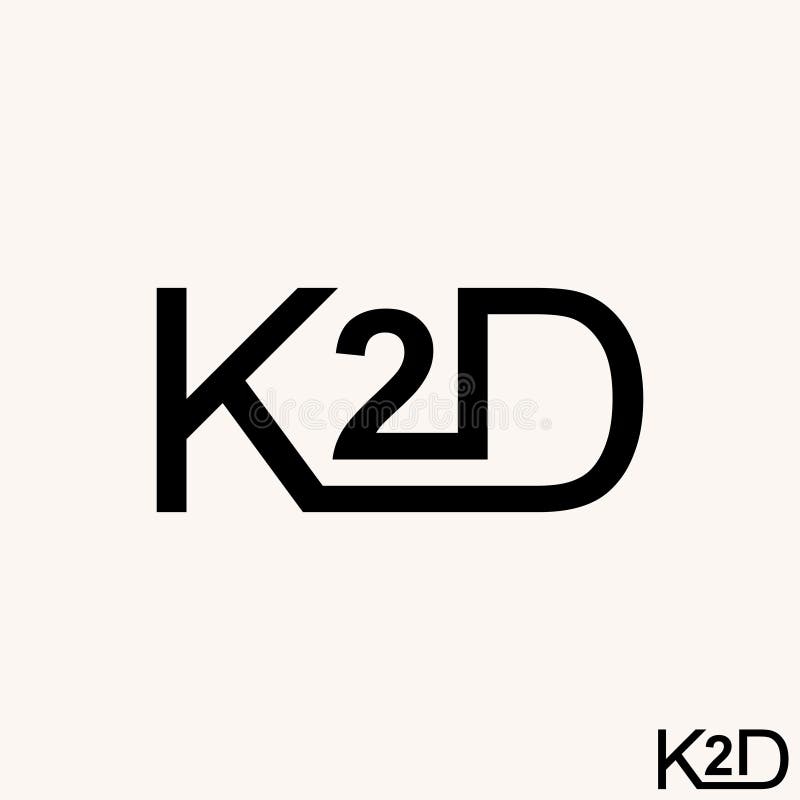 Simple and Unique Letter or Word K2D Font in Connected Line Image ...
