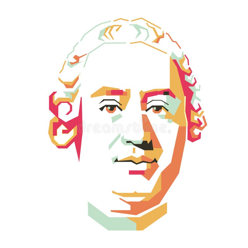 David Hume Simple Colour Illustration Editorial Stock Photo ...