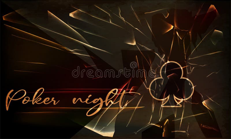 Poker Night Tournament Event Invitation Design Stock Vector ...