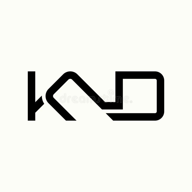 Simple and Unique Letter or Word K2D Font in Cut Connect Line Image ...
