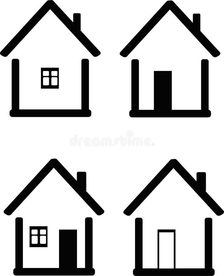 Home pictogram collection. stock vector. Illustration of icon - 250922319