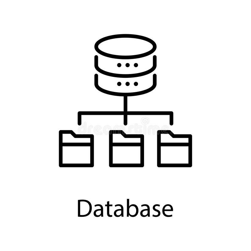 Dataset Vector Solid Icon Design Illustration. Stock Vector ...