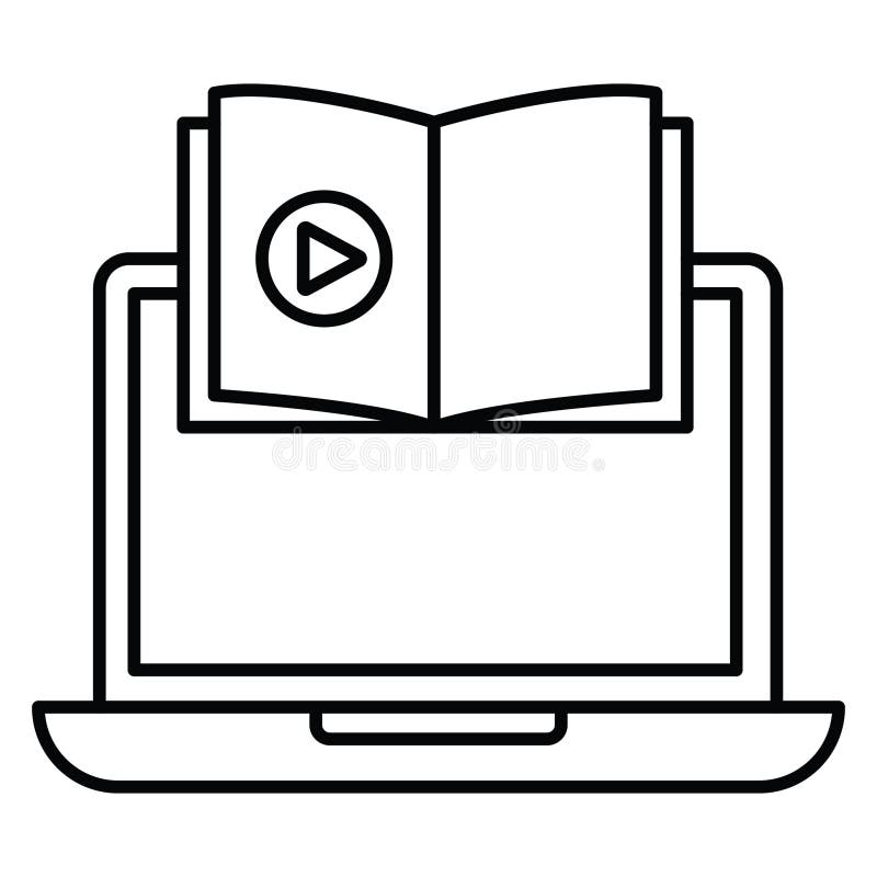 Video Book Vector Icon Which Can Easily Modify or Edit Stock Vector ...