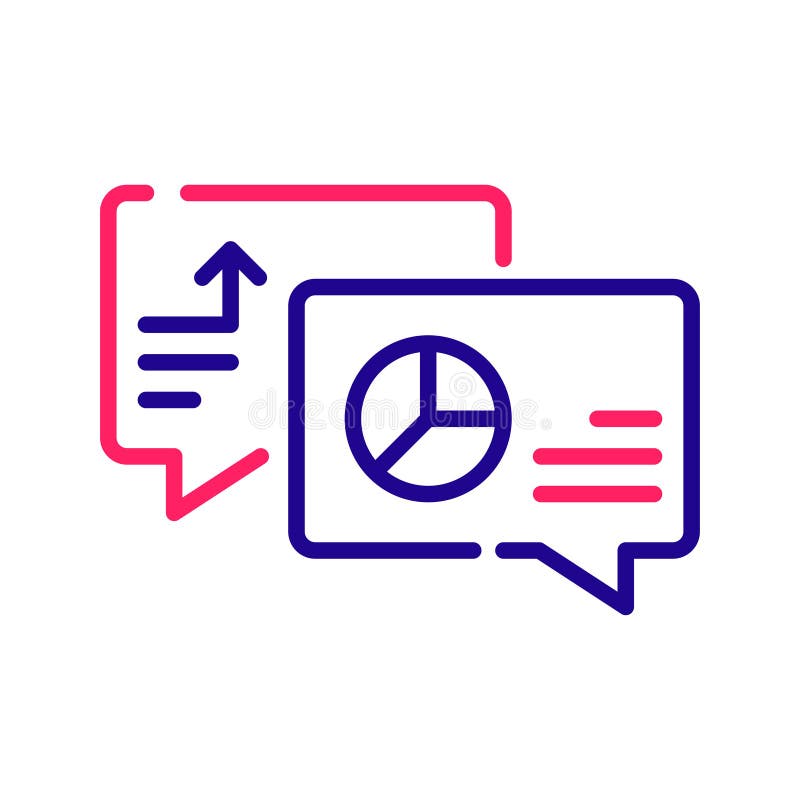 Bubble Chat Vector 2 Colour Icon Design Illustration. Stock Vector ...