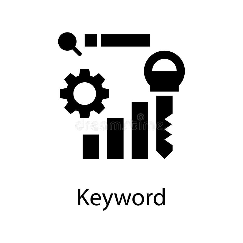 Keyword Vector 2 Colour Icon Design Illustration. Stock Vector ...