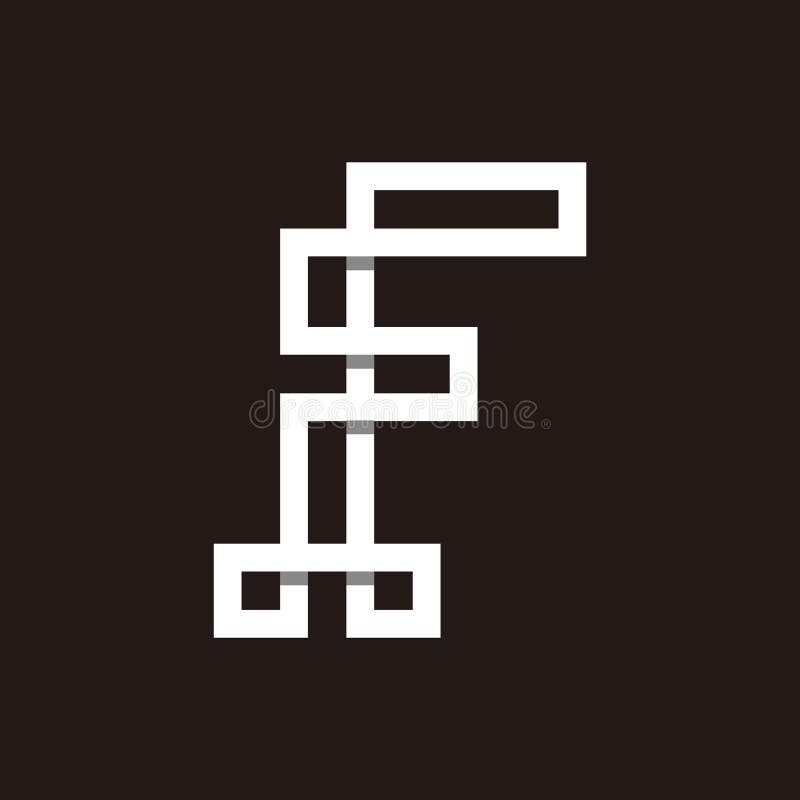 Simple and Creative Letter F Abstract Logo Design Stock Vector ...