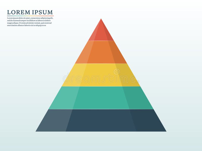 Business Infographics with Stages of a Sales Funnel Stock Illustration ...