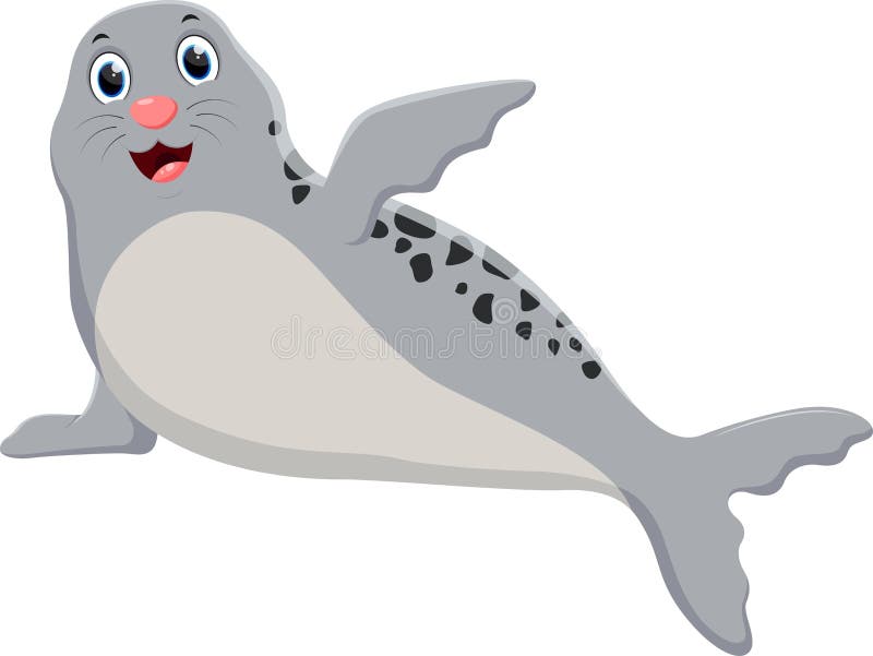 Cartoon Seal Waving Hand Stock Illustrations – 55 Cartoon Seal Waving ...