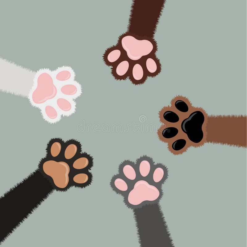Paw Inside Hand Stock Illustrations – 124 Paw Inside Hand Stock ...