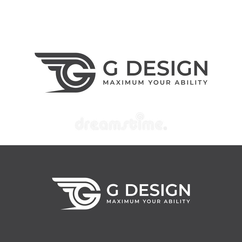 G Speed with Wing Modern Design Inspiration with Speed Concept Stock ...