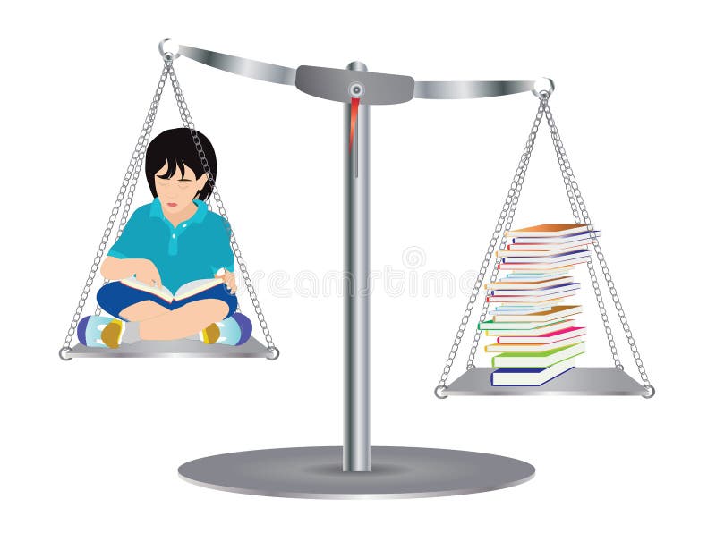 Kids Carry Heavy Books Stock Illustrations – 12 Kids Carry Heavy Books ...