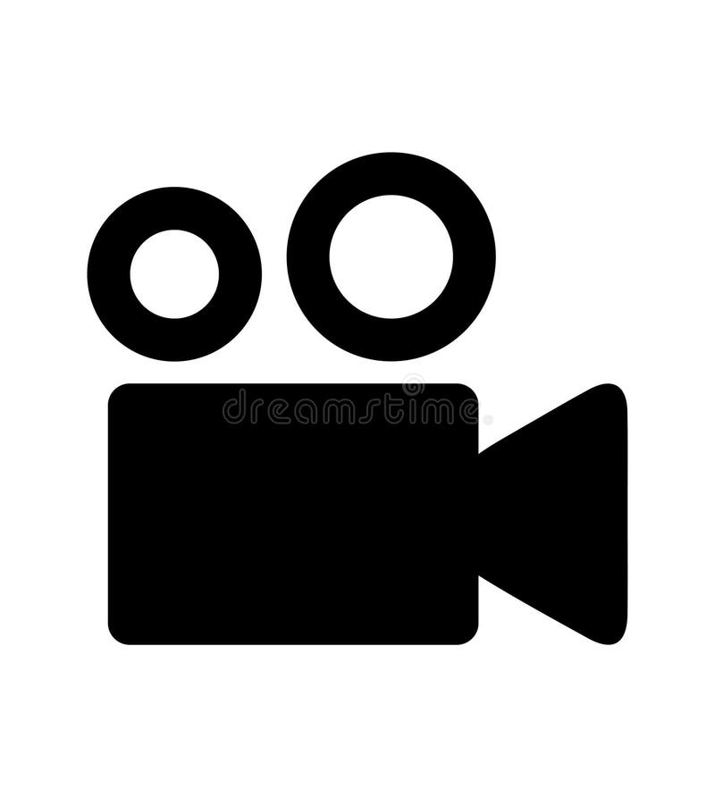 Video Camera Icon. Video Camera Icons Set. Movie Sign Stock Vector ...