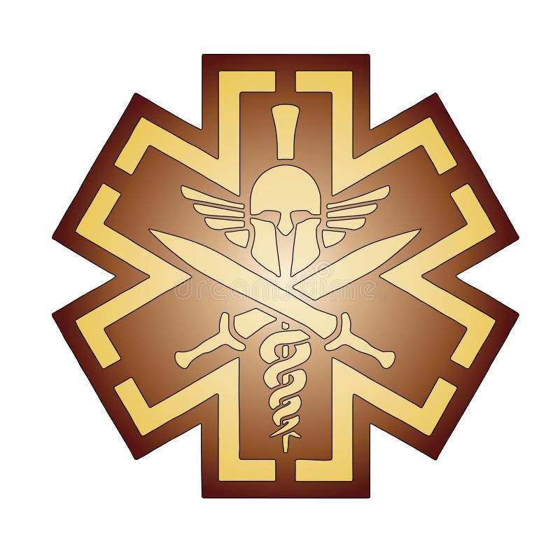 Tactical Medicine TAC-MED Spartan Logo, Military, Airsoft / Cosplay ...