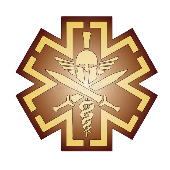 Tactical Medicine TAC-MED Spartan Logo, Military, Airsoft / Cosplay ...