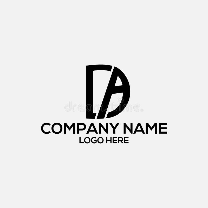 Initial AD DA Modern Monogram and Elegant Logo Design Template Vector ...