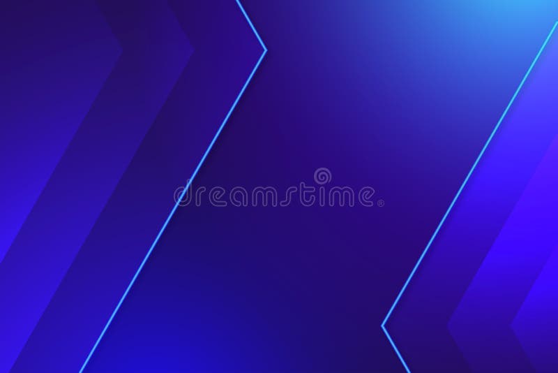 Modern Abstract Geometric Shape with Dynamic and Futuristic Blue Color ...