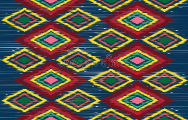 Tribal Ethnic Themes Geometric Seamless Background with a Peruvian ...
