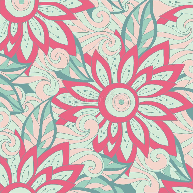 Background stock vector. Illustration of leaf, floral - 252747786