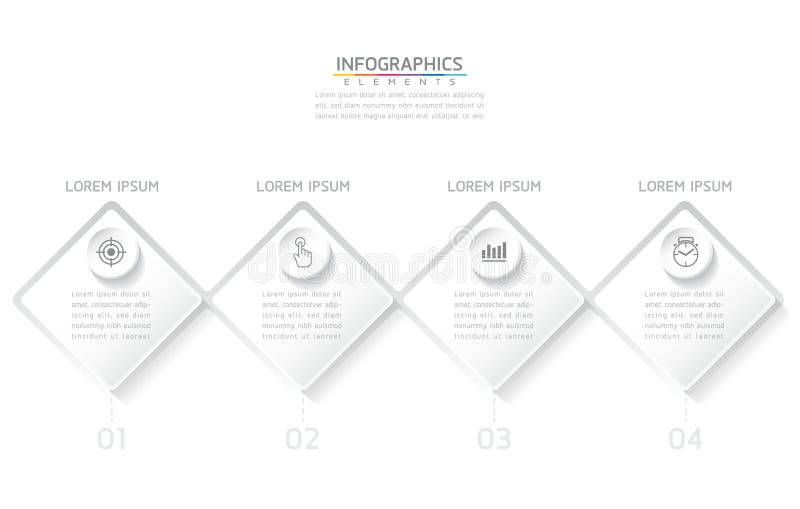 Connecting Steps Business Infographic Template Stock Vector ...