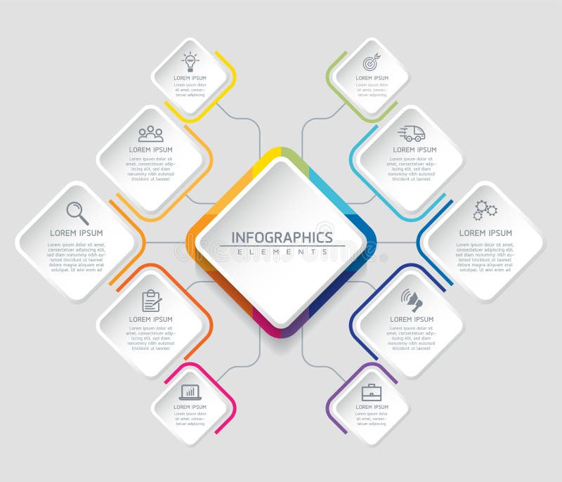 Connecting 10 Step Process Stock Illustrations – 13 Connecting 10 Step ...