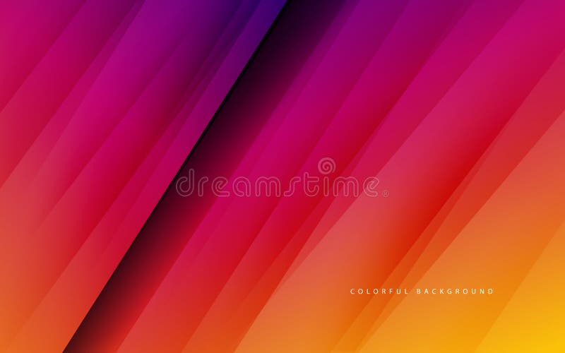 Abstract Geometric Overlap Layer Blue and Orange Colors Background ...