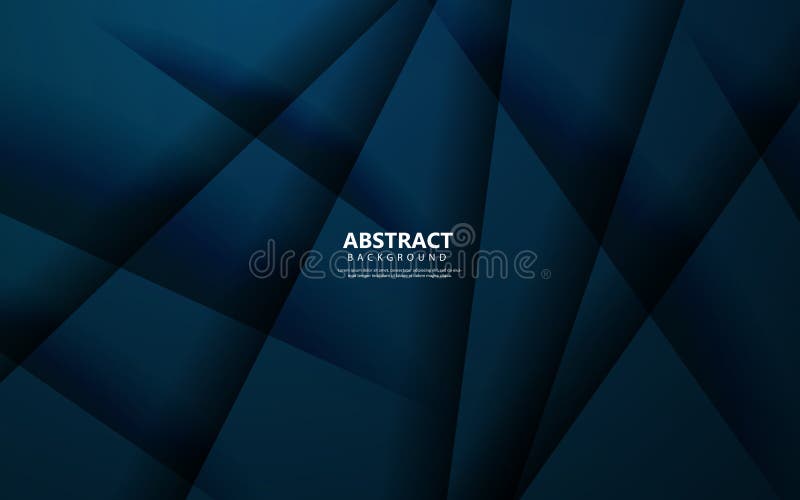 Abstract Geometric Shape Papercut Navy Blue Colors Overlap Layer ...