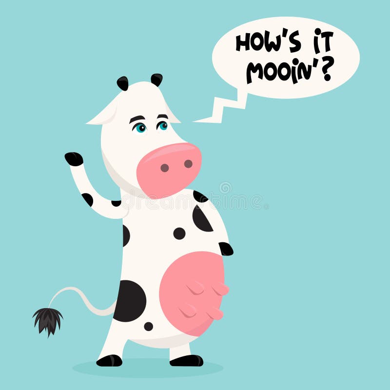 Cow Waving Stock Illustrations – 312 Cow Waving Stock Illustrations ...