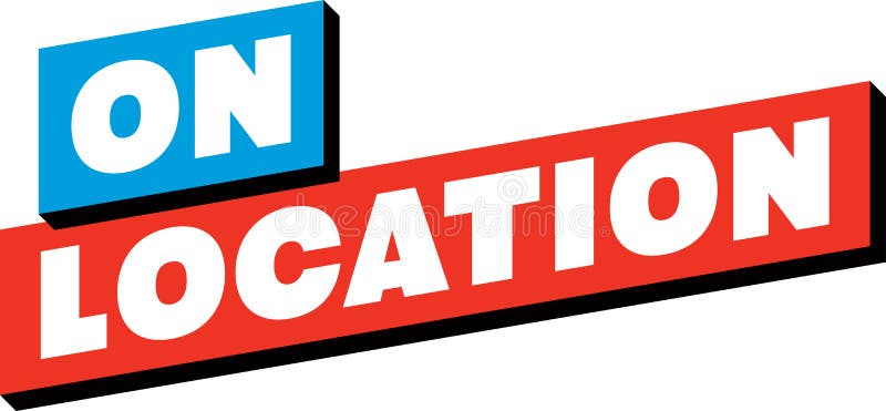 On Location Graphic: Vector Resource for Streaming Media and Live News ...