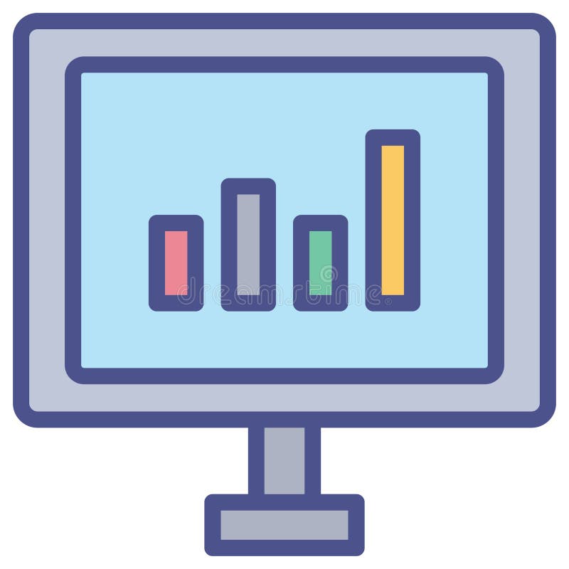 Business Graph Which Can Easily Modify or Edit Stock Vector ...