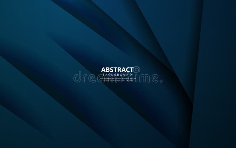 Abstract Geometric Navy Blue Shape Papercut Colors Background Vector ...
