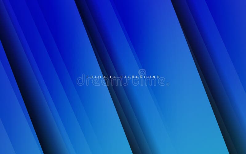Abstract Geometric Square Blue Color Background Vector Stock ...