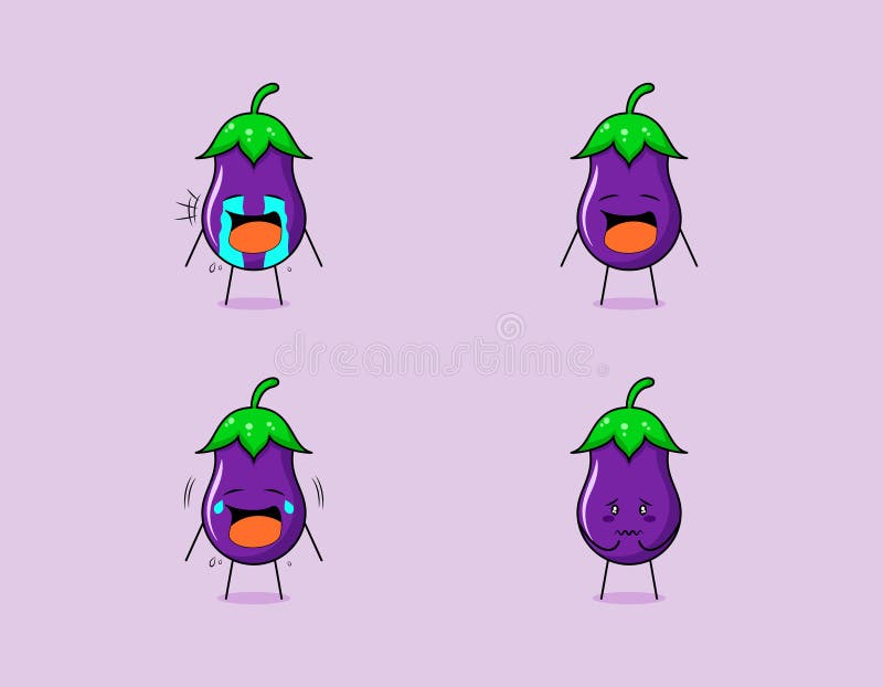 Crying Eggplant Stock Illustrations – 37 Crying Eggplant Stock ...