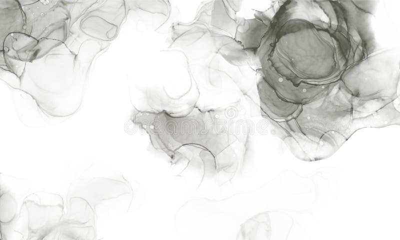 Luxury Abstract Fluid Art Painting Alcohol Liquid Ink Technique. of ...