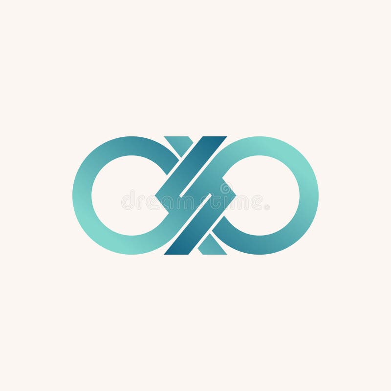 Simple and Unique Meta or Infinity Sign with Cutting and Bracket on ...