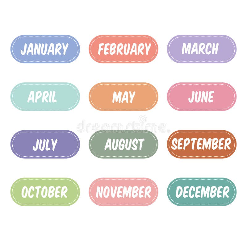 Month Illustrator Stock Illustrations – 2,143 Month Illustrator Stock ...