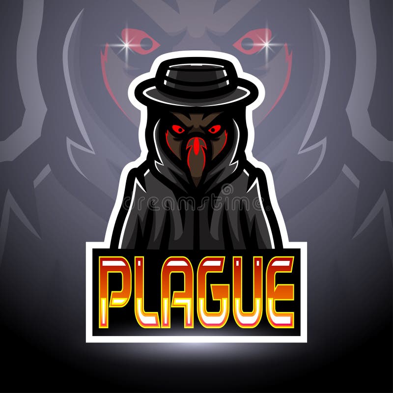 Plague Esport Logo Mascot Design Stock Vector - Illustration of death ...